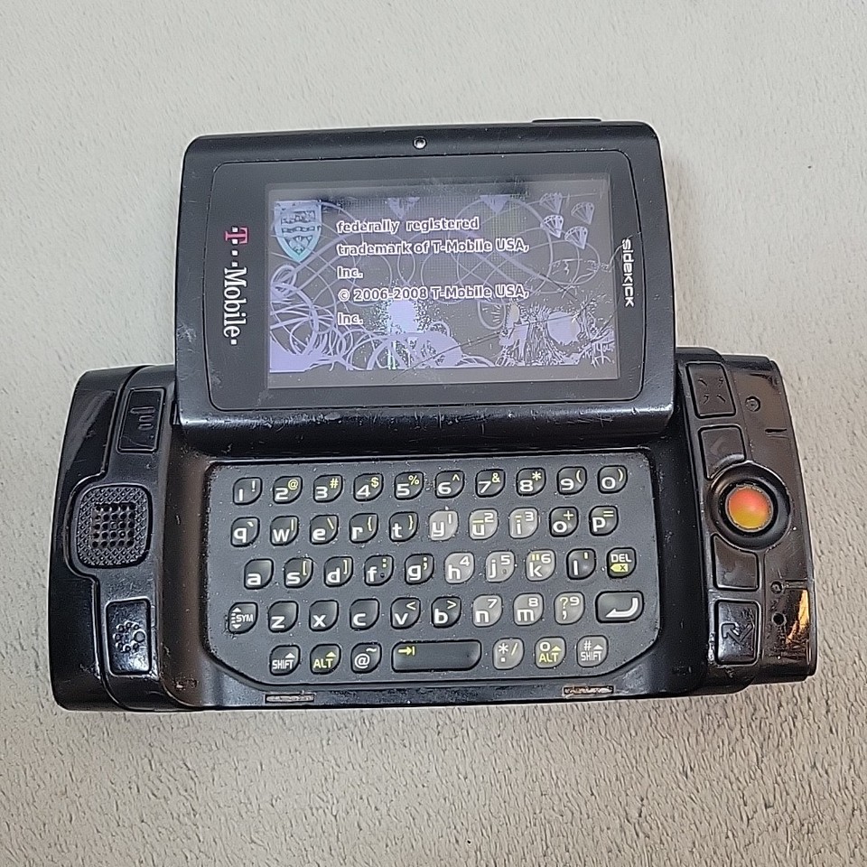 Sharp Sidekick 2008 (PV210) 2G Slider Cell Phone - POOR CONDITION Crack ...