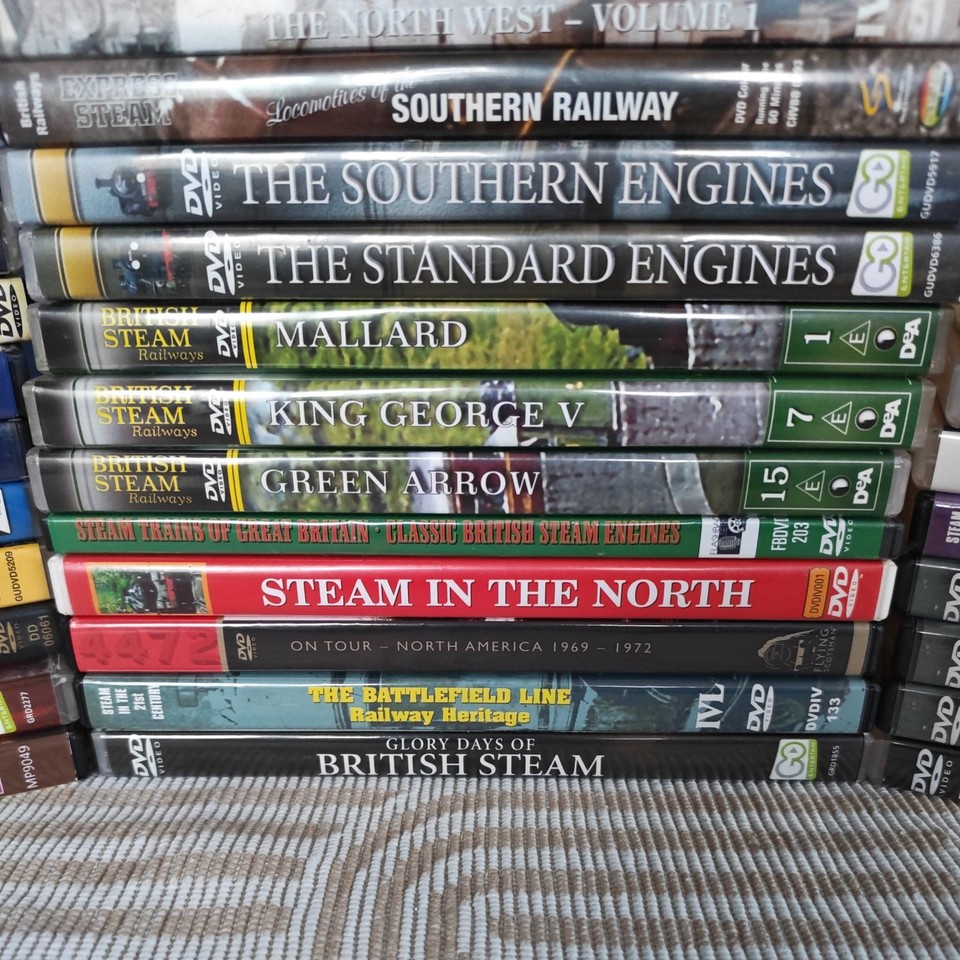 63x British / World Railway / Steam Train DVDs - Job Lot / Bundle Collection #2 | eBay UK