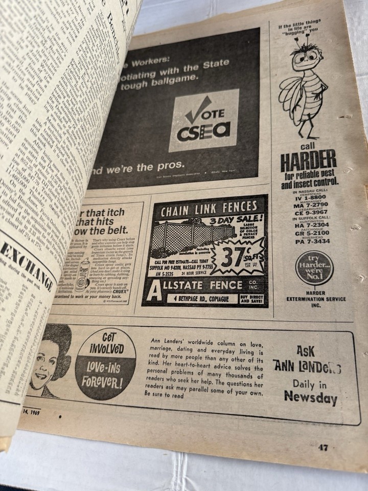 New York Newsday July 14, 1969 Newspaper Long Island NY NASA Moon | eBay