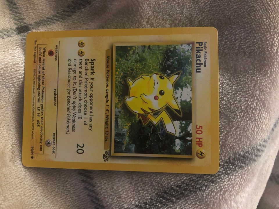 pokemon cards 1st edition pikachu 50 hp 1999 mint condition | eBay