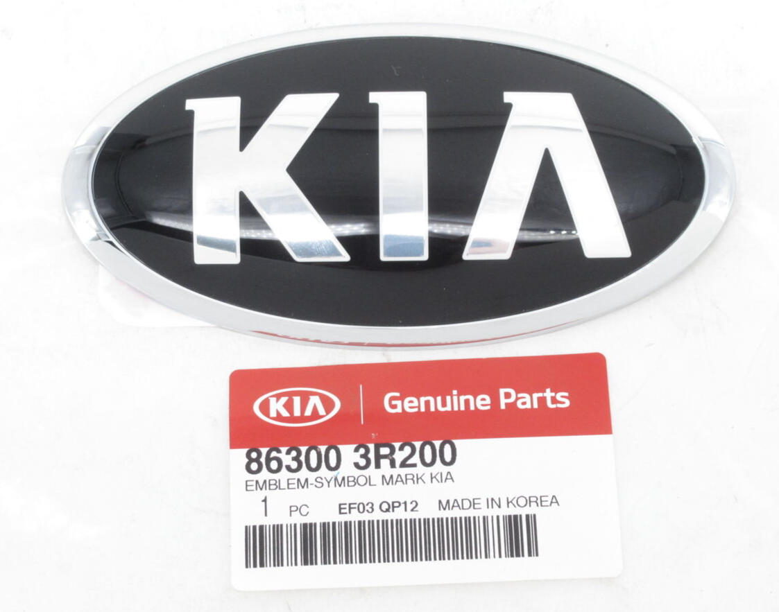Genuine OEM Kia 86300 3R200 Front Grill Emblem Badge Logo 2012-2013 ...
