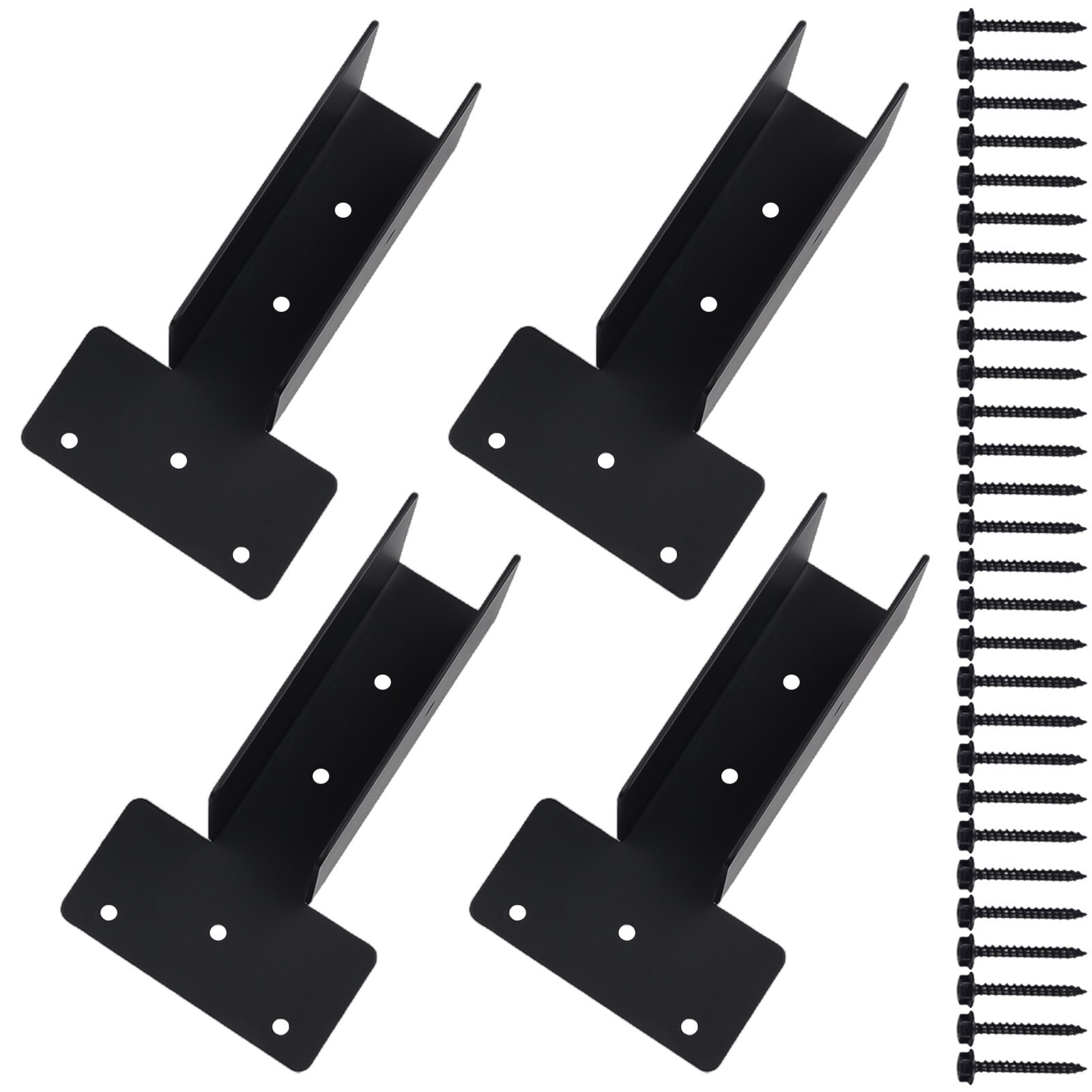 4pcs 2x4 Pergola Side Top Mount Bracket Upper Joint Timer Lumber Kit ...
