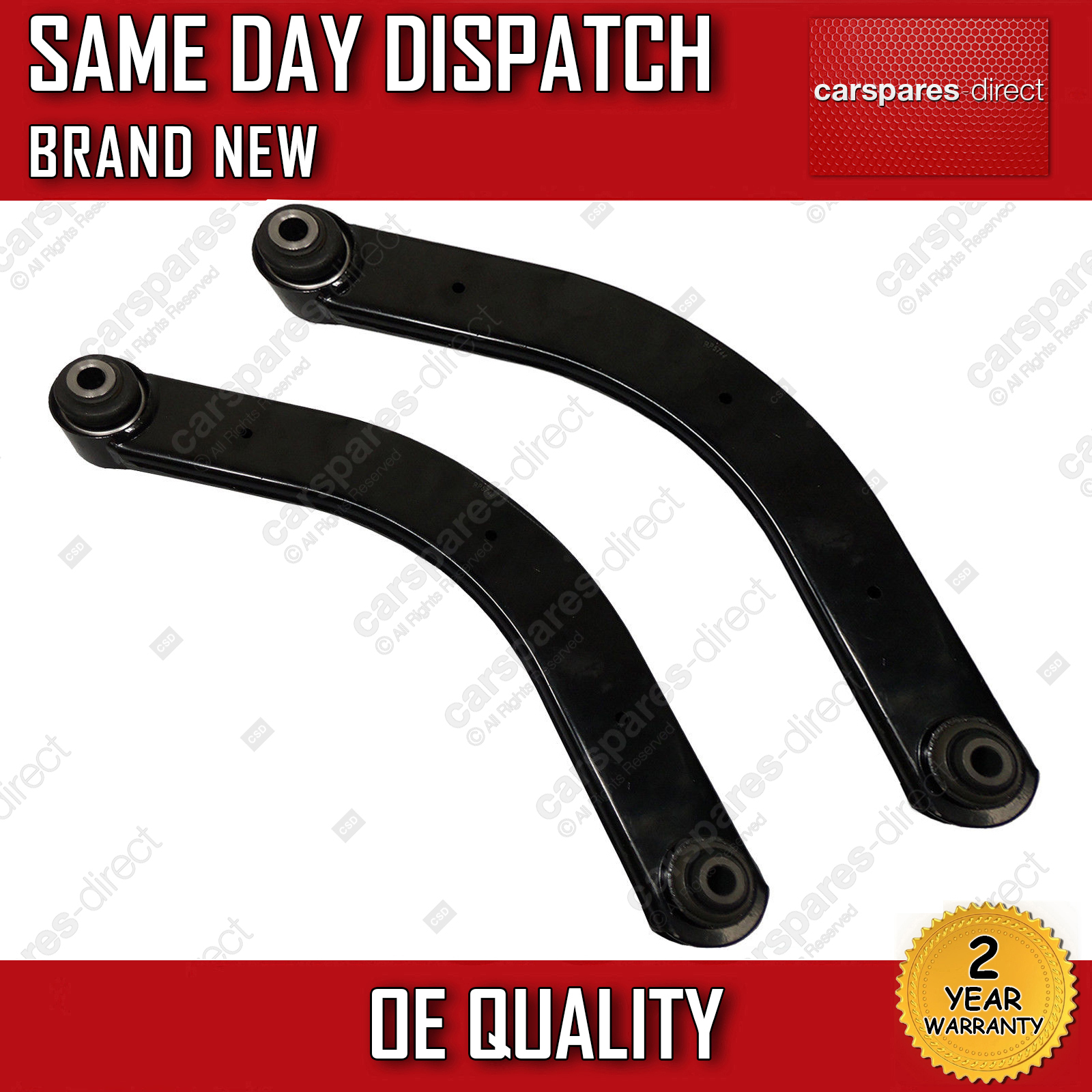 2X VAUXHALL VECTRA C REAR SUSPENSION TRAILING CONTROL ARM 2002>on ...