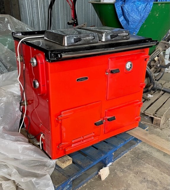 Rayburn Nouvelle gas cooker and central heating decommissioned ready to ...