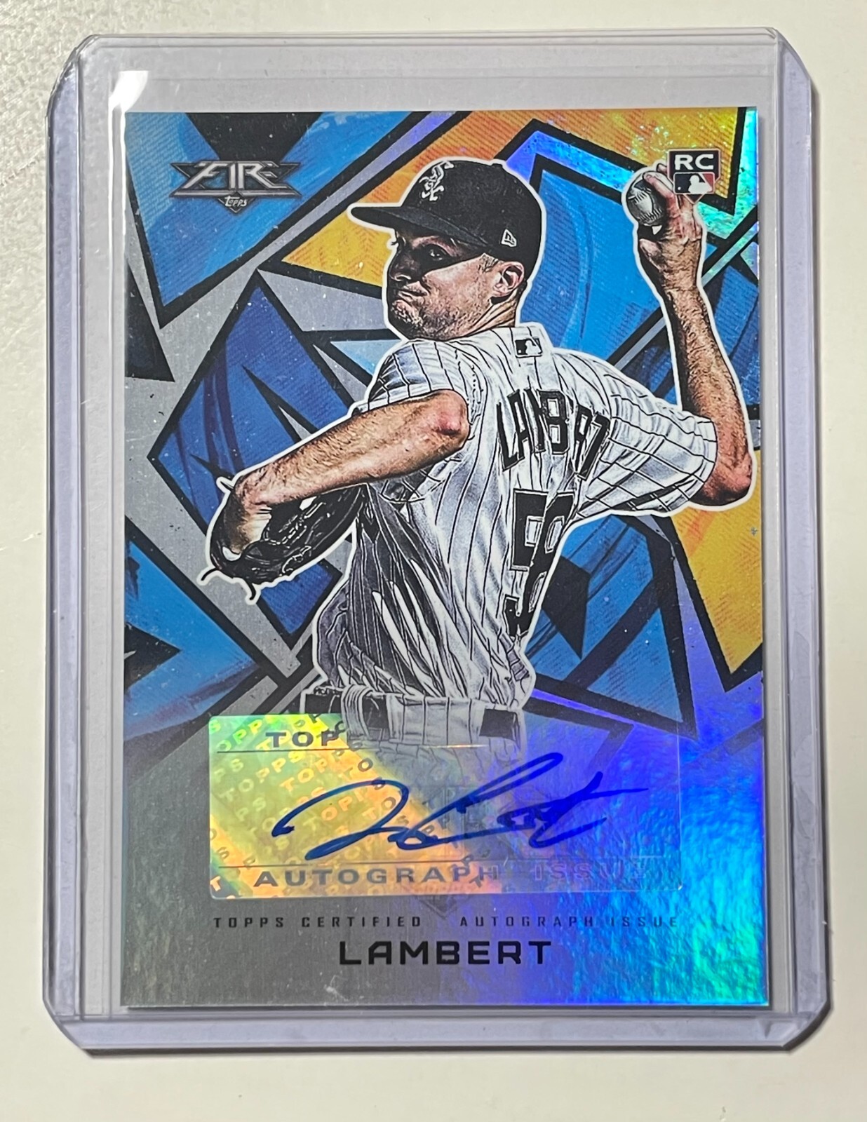 Jimmy Lambert 2021 Topps Fire Auto Rookie Autograph White Sox RC | eBay