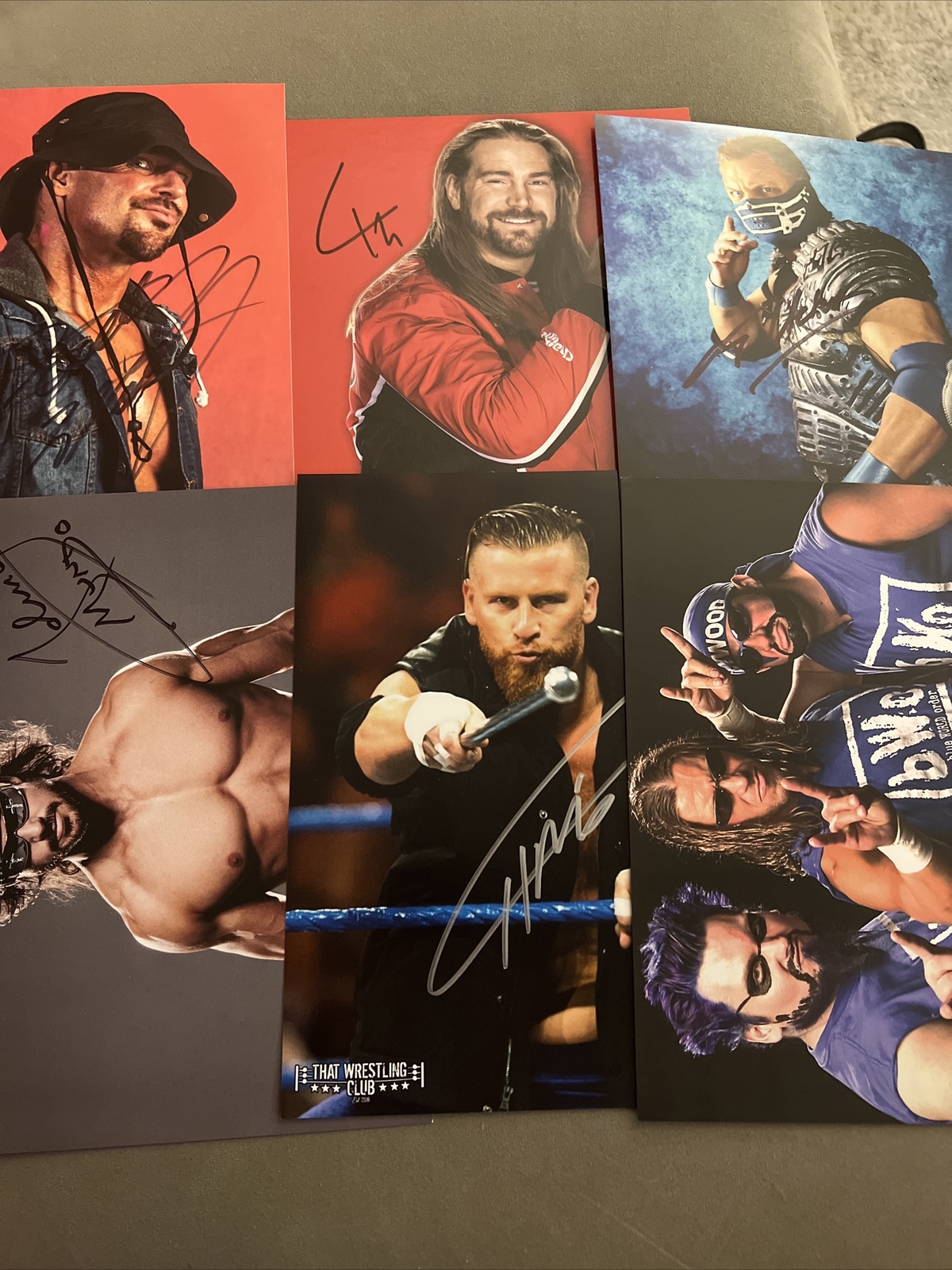 Lot of 6 Signed Autographed Pro Wrestling 8x10 Photos AEW, TNA, ECW ...