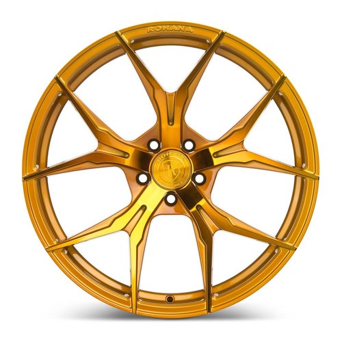 Rohana Wheels Rim RFX5 20x10 5x120 22ET Gloss Gold | eBay