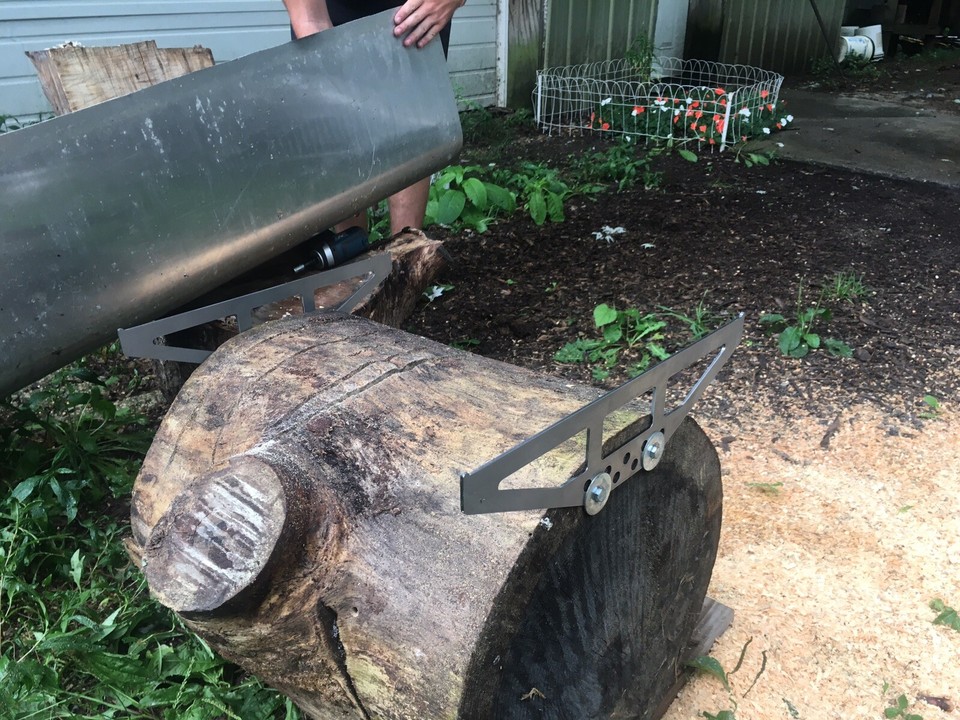 Chainsaw Mill Guide System Saw Mill Kit for aluminum Ladder Alaskan MK ...