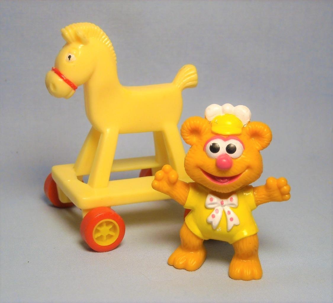 Muppet Babies Fozzie Bear Figure With Rolling Hobby Horse 1986 ...