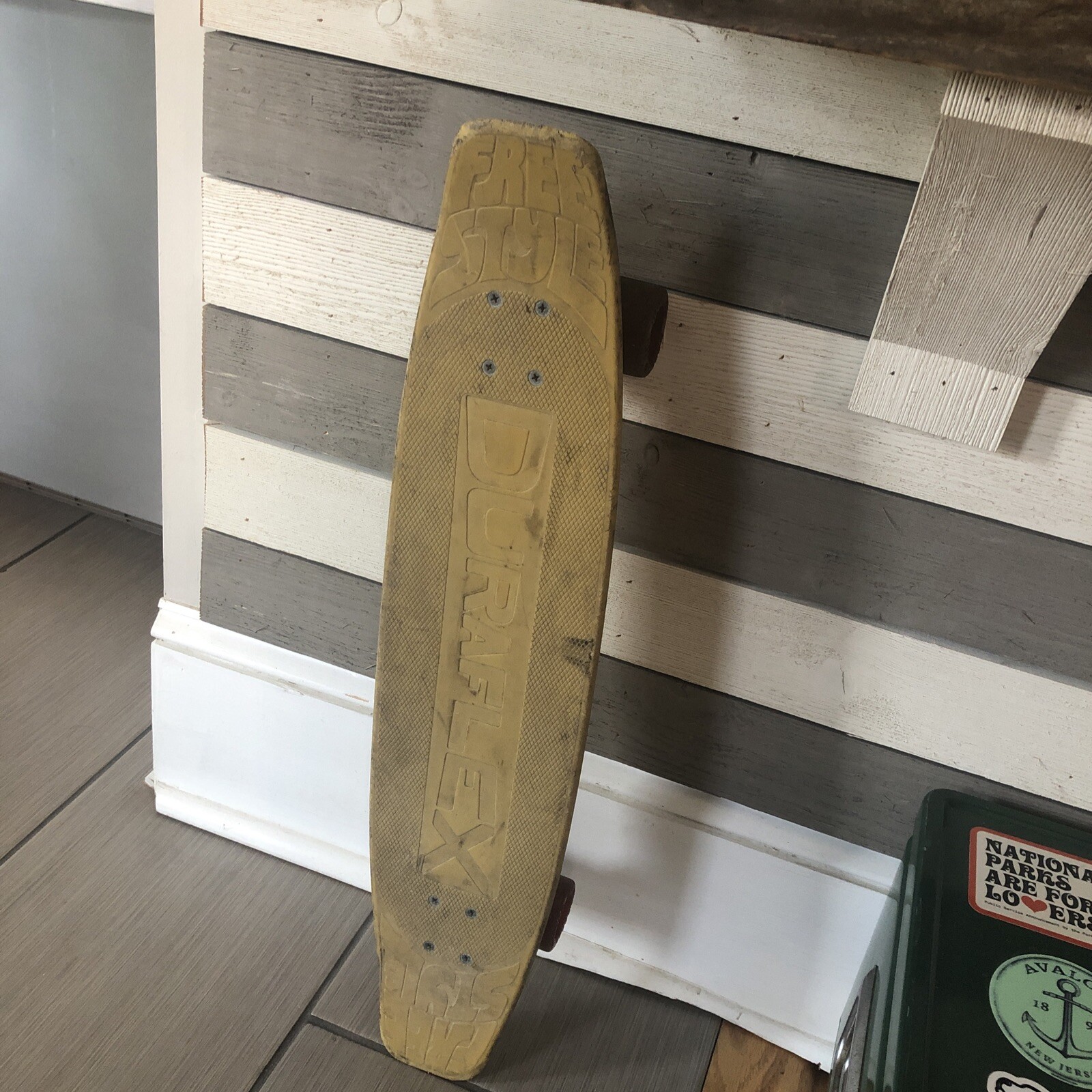 Vintage 1970s Duraflex Skateboard Surf Style Yellow Plastic in Usable ...