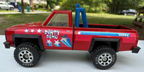 Vintage Red Dirty Demo Tonka Truck Chevy Dump Box 1988 | eBay