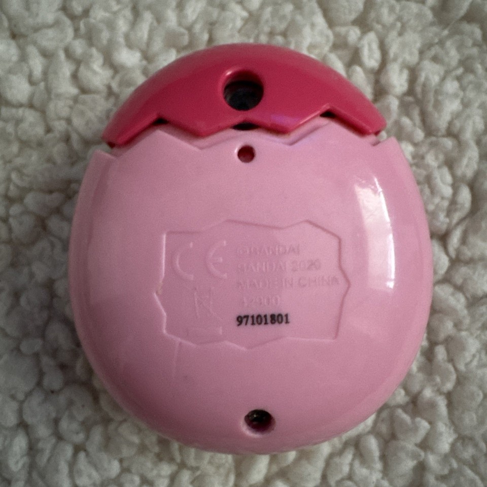 Tamagotchi Pix Floral Pink Virtual Pet Handheld Game Bandai Untested ...