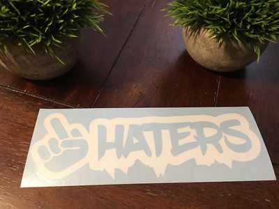 F*** Off Haters Car Window Decal Sticker Funny Jdm Import | eBay