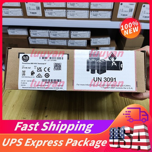 Allen-Bradley 2711R-T4T PanelView 800 4-inch HMI Terminal New Free ...