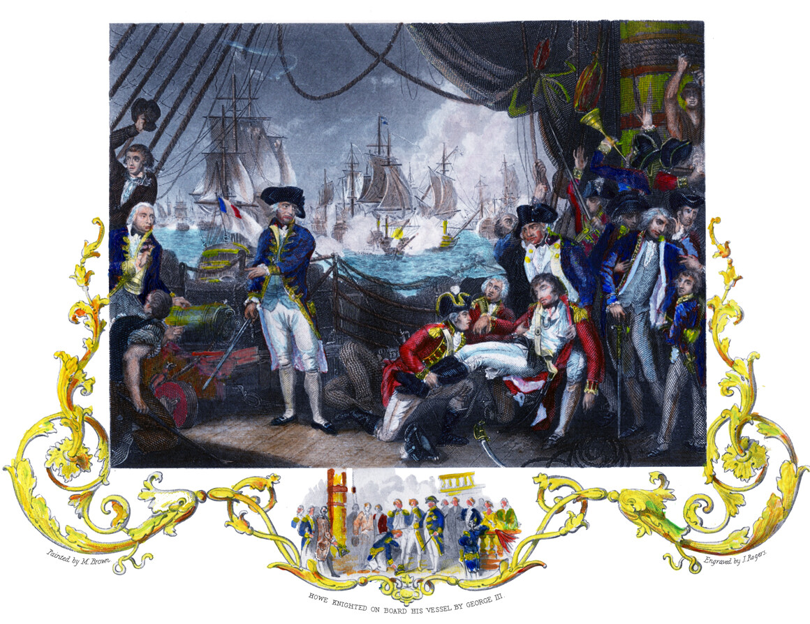 Admiral Of The Fleet Richard Howe 1st Earl Howe Posters