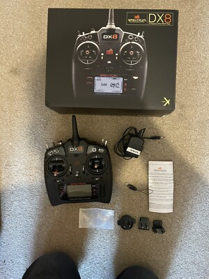 Spektrum DX8 Gen 2 8-Channel DSMX Single Transmitter - SPMR8000EU & Box ...