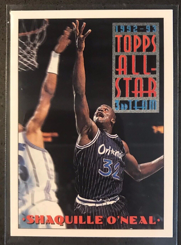 Shaquille O'Neal 1992-93 Topps All-Star NBA Rookie card #134 MINT | eBay
