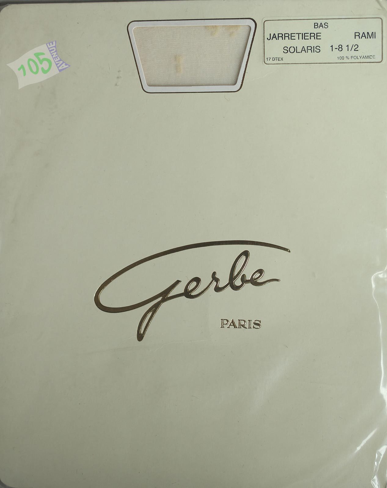 NEUF @@ BAS JARRETIERE FANTAISIE SOLARIS 15 DEN + GERBE Rami + 1 | eBay