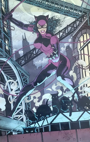 Rare Jim Balent Catwoman Poster DC Comics 1994 34"x22" Vintage Sealed ...