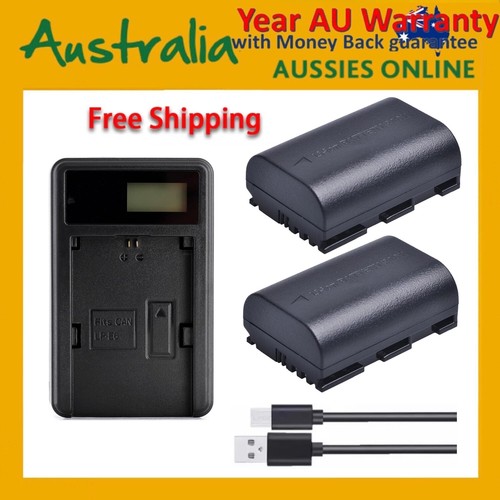 BATTERY + Charger for CANON LP-E6NH EOSR EOS R R5 R6 MIRRORLESS DIGITAL ...