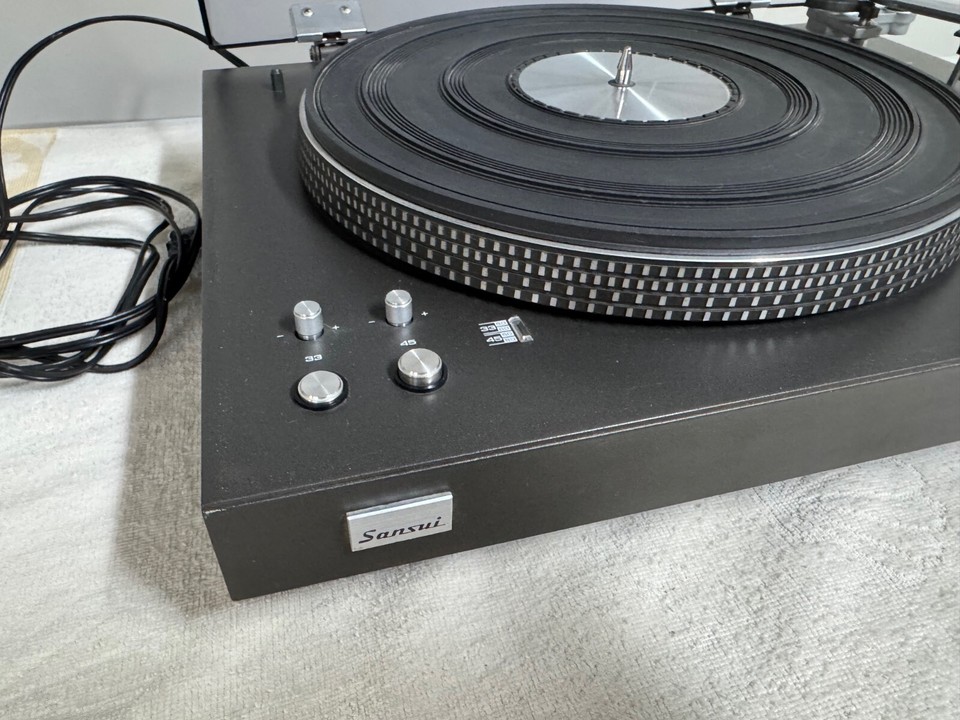 Sansui FR-5080 Direct Drive Turntable Grado F3+ Great Condition Tested ...