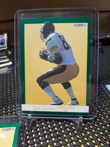 1991 Fleer #159 Eric Green NFL Football Pittsburgh Steelers Trading ...