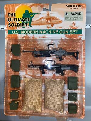 1/6 Scale Ultimate Soldier Modern US Machine Gun Set - NIB Ultimate ...