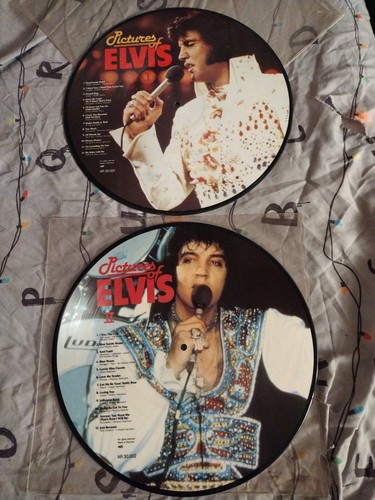 ELVIS PRESLEY PICTURE DISC 1 & 2 Vinyl LP Set | eBay