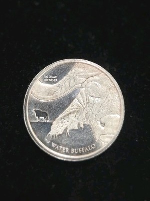 100g .999 FS 50 Francs 2017 Water Buffalo Republic of Congo Coin | eBay