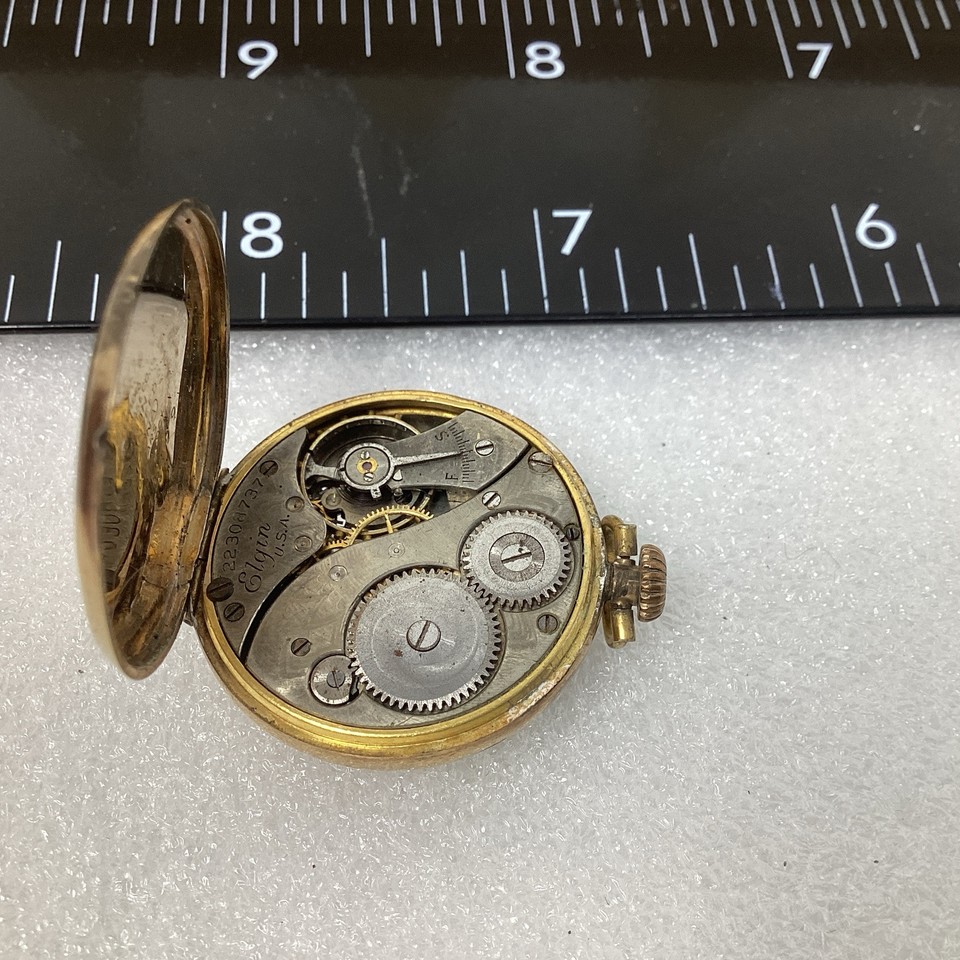 elgin gold pocket watch Running Pw53 | eBay