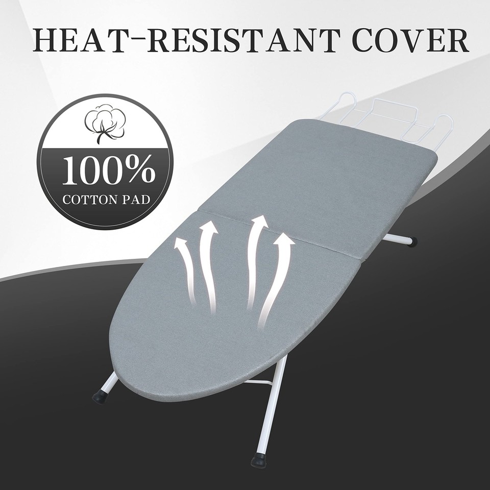 Tabletop Ironing Board,Portable Iron Board with Iron Rest, Foldable ...