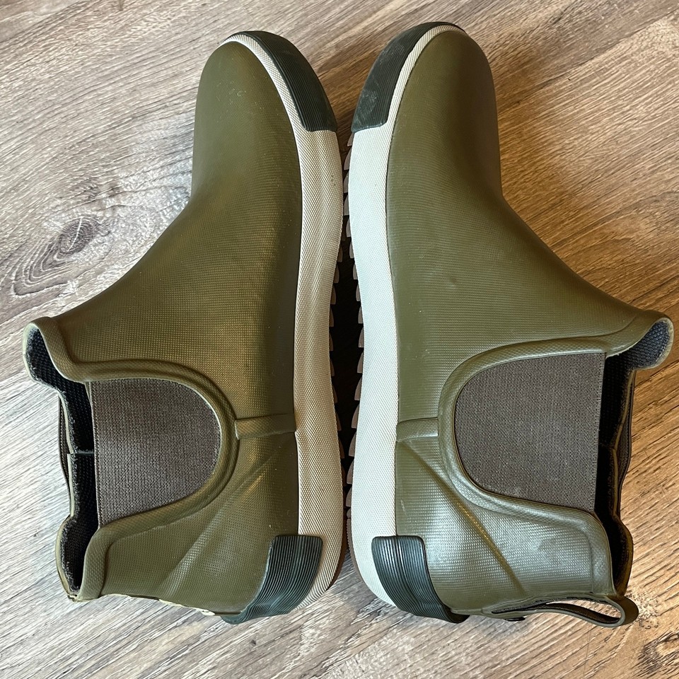Bogs Kicker Chelsea Waterproof Rain Boots Army Green Mens 10 EU 43 | eBay