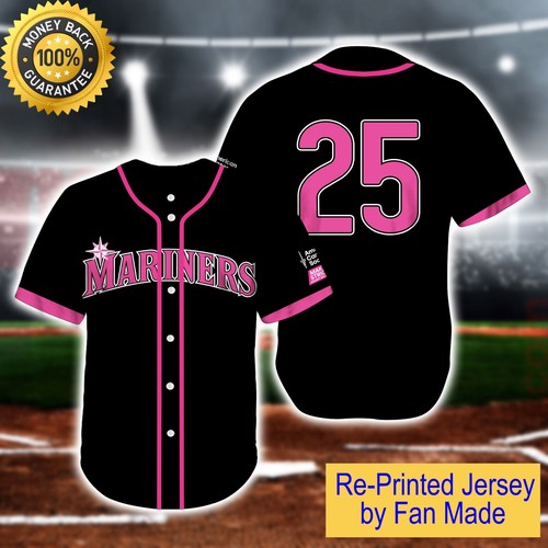 Custom Name - Mariner Pink At the Park Baseball Js Giveaway 2025 | eBay