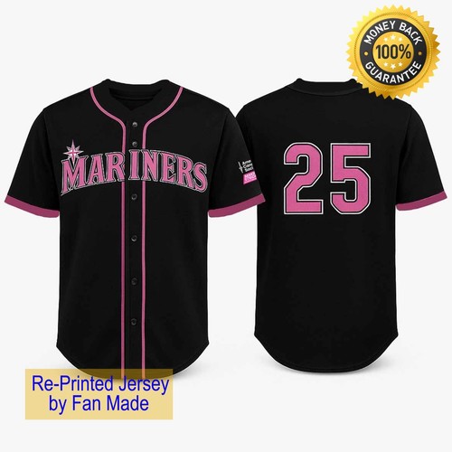 Custom Name - Mariners Pink At the Park 2025 Baseball Js Giveaway | eBay