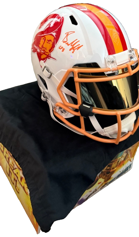 Baker Mayfield sign speed full size replica helmet with visor | eBay