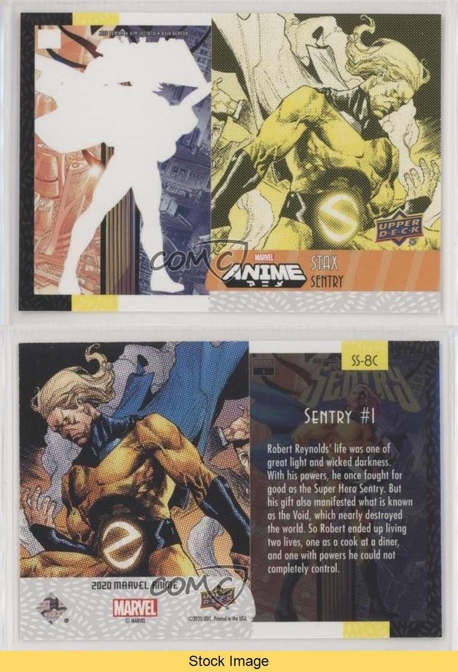 2020 Upper Deck Marvel Anime Stax Bottom Layer Sentry #SS-8C READ n7r ...