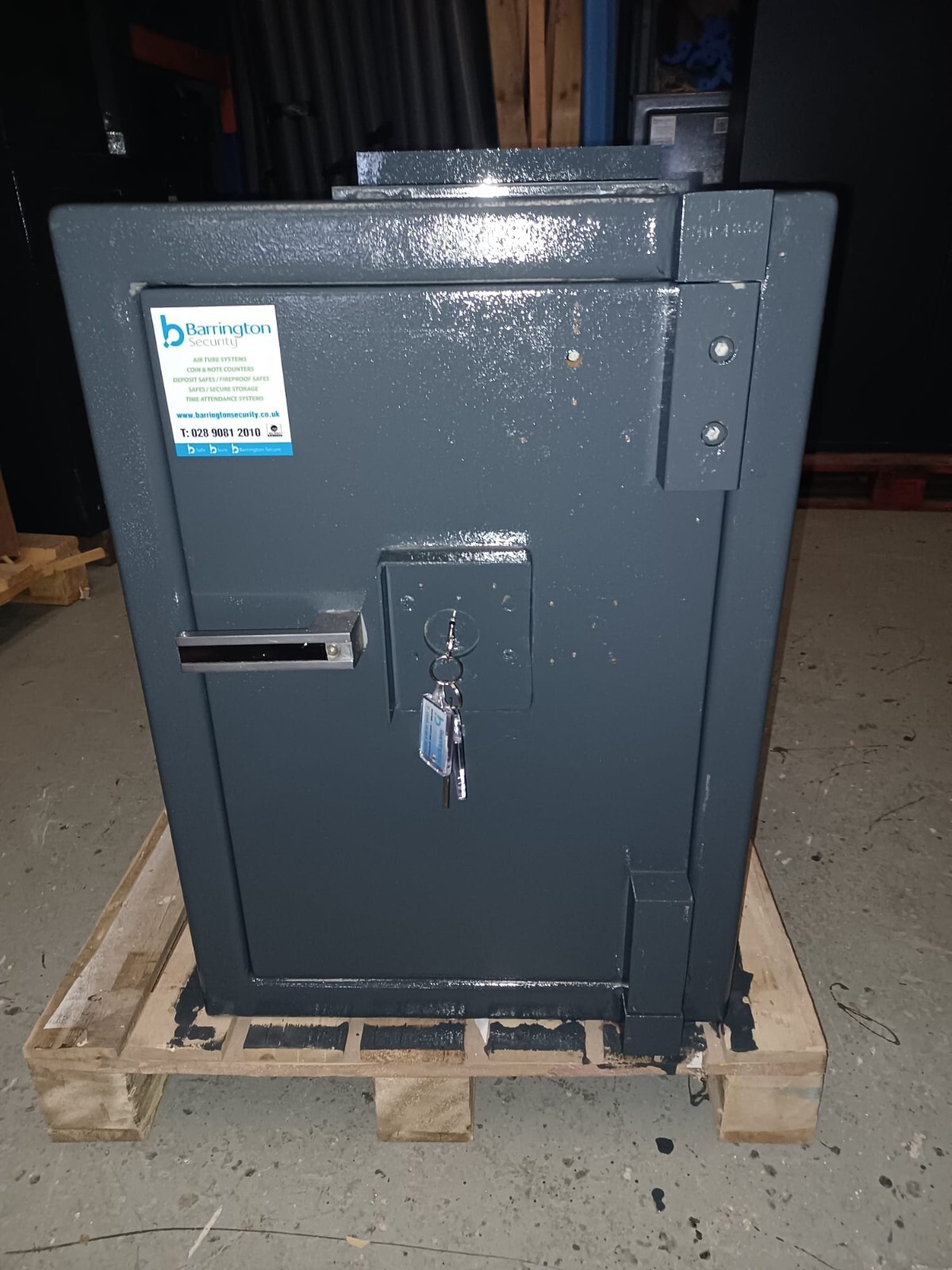 Surface mounted John Tann (£6K Cash Cover) Size 2214 safe with Keylock ...