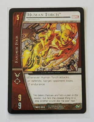 2005 VS SYSTEM HUMAN TORCH HOTHEAD TRADING CARD | eBay