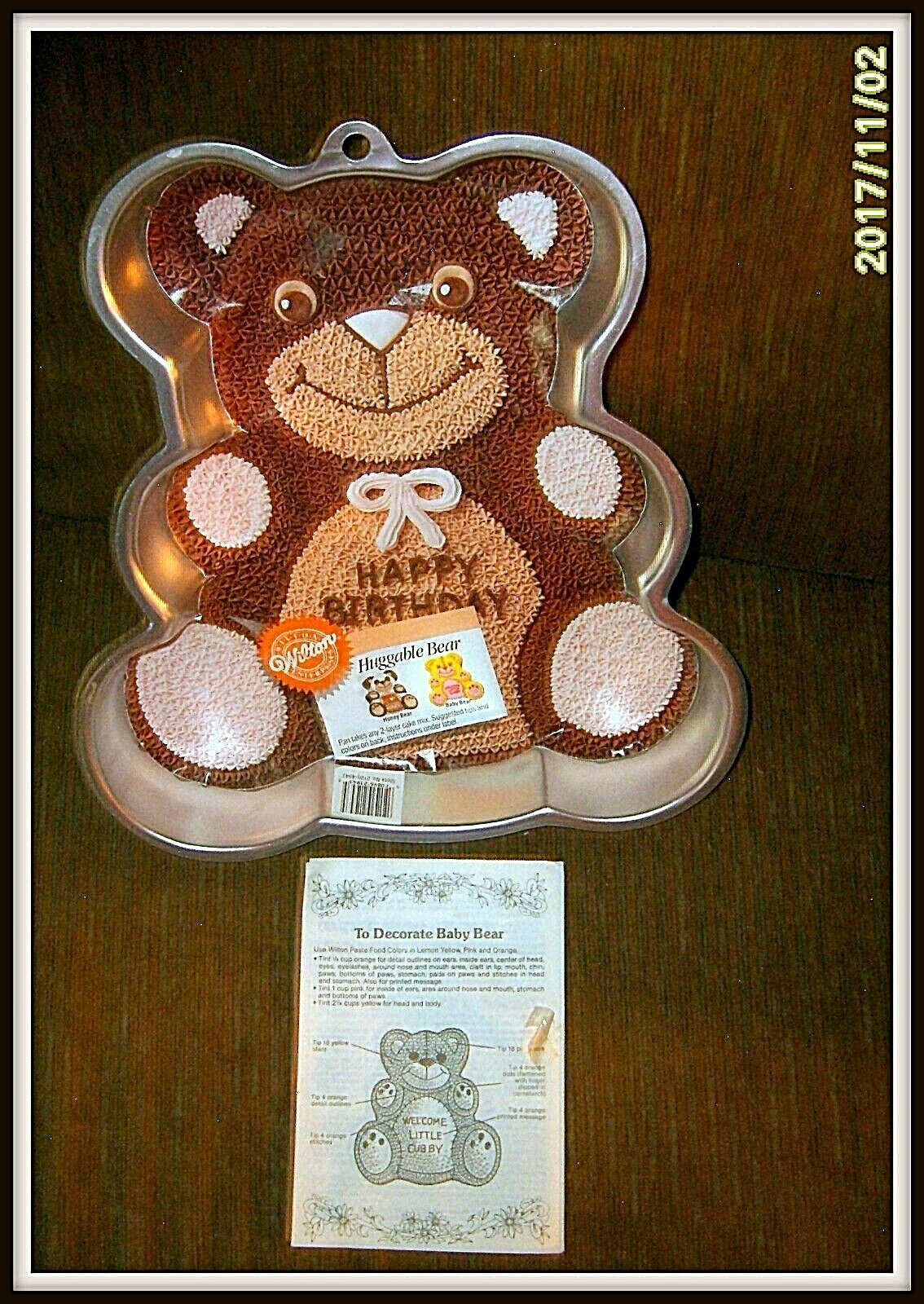 Wilton Vintage Huggable Bear Shaped Cake Pan, 1982 ~ 502-3754 | eBay