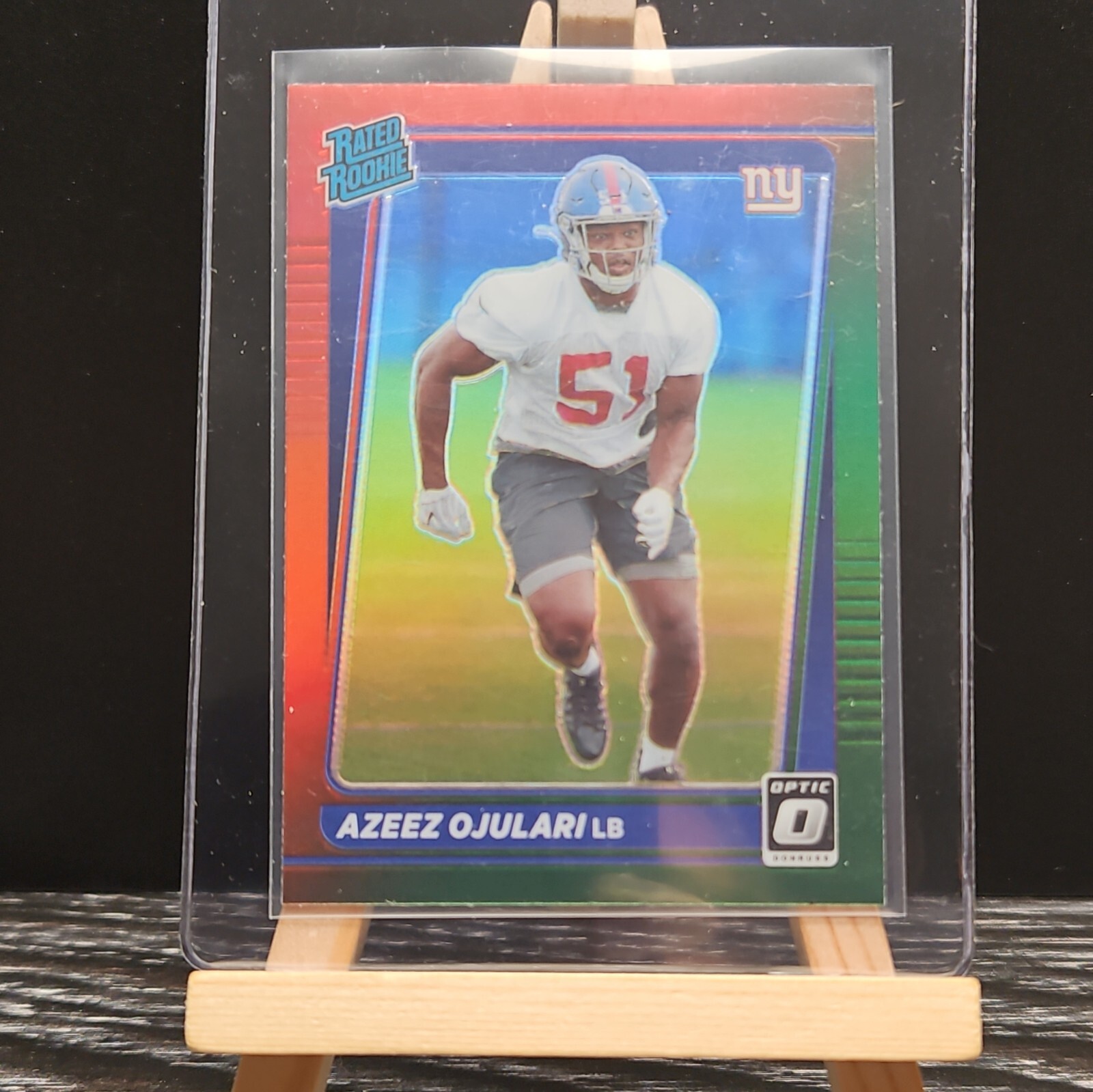 2021 Donruss Optic Preview Azeez Ojulari Rated Rookie RC Red Green ...