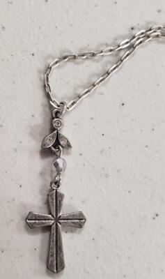 Buffy The Vampire Slayer Cross and Pink Gem Charm Necklace | eBay