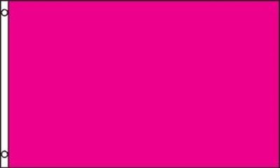 3x5 Solid Plain Hot Pink Printed 210D Nylon Flag 3'x5' Advertising ...