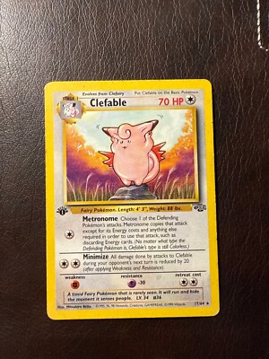 Clefable 17/64 Jungle-1st Edition Regular | eBay