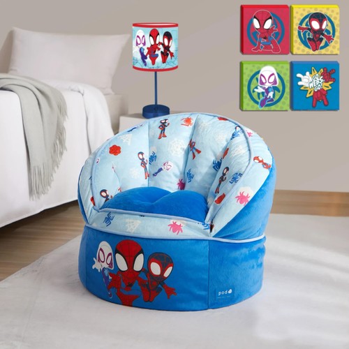 Kids Spiderman Chair Cute Fun Toddler Spidey Seat Stool Bedroom ...