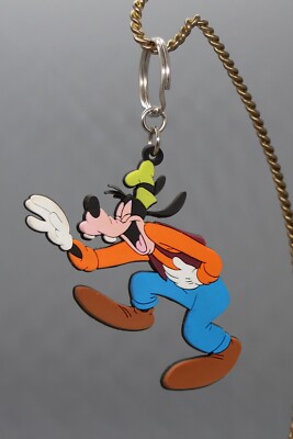 Collectible Disney Rubber Keychain Laughing Goofy | eBay