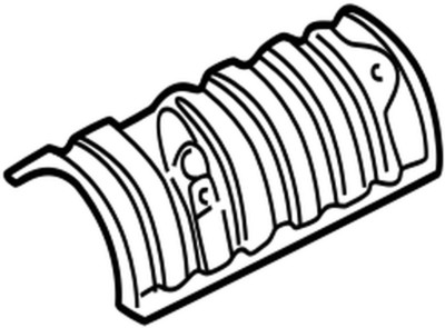 58327-52050 Toyota Insulator, main muffler heat 5832752050, New Genuine ...