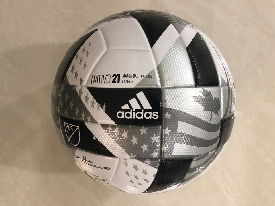 SOCCER BALL-ADIDAS-SIZE-5-NATIVO 21 MLS MATCH BALL REPLICA LEAGUE-NEW ...