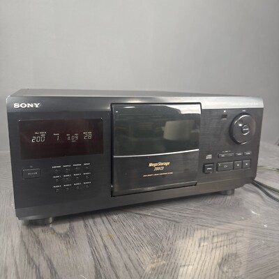 Sony CDP-CX200 200 Disc Mega Storage CD Player Disc Changer - Tested ...