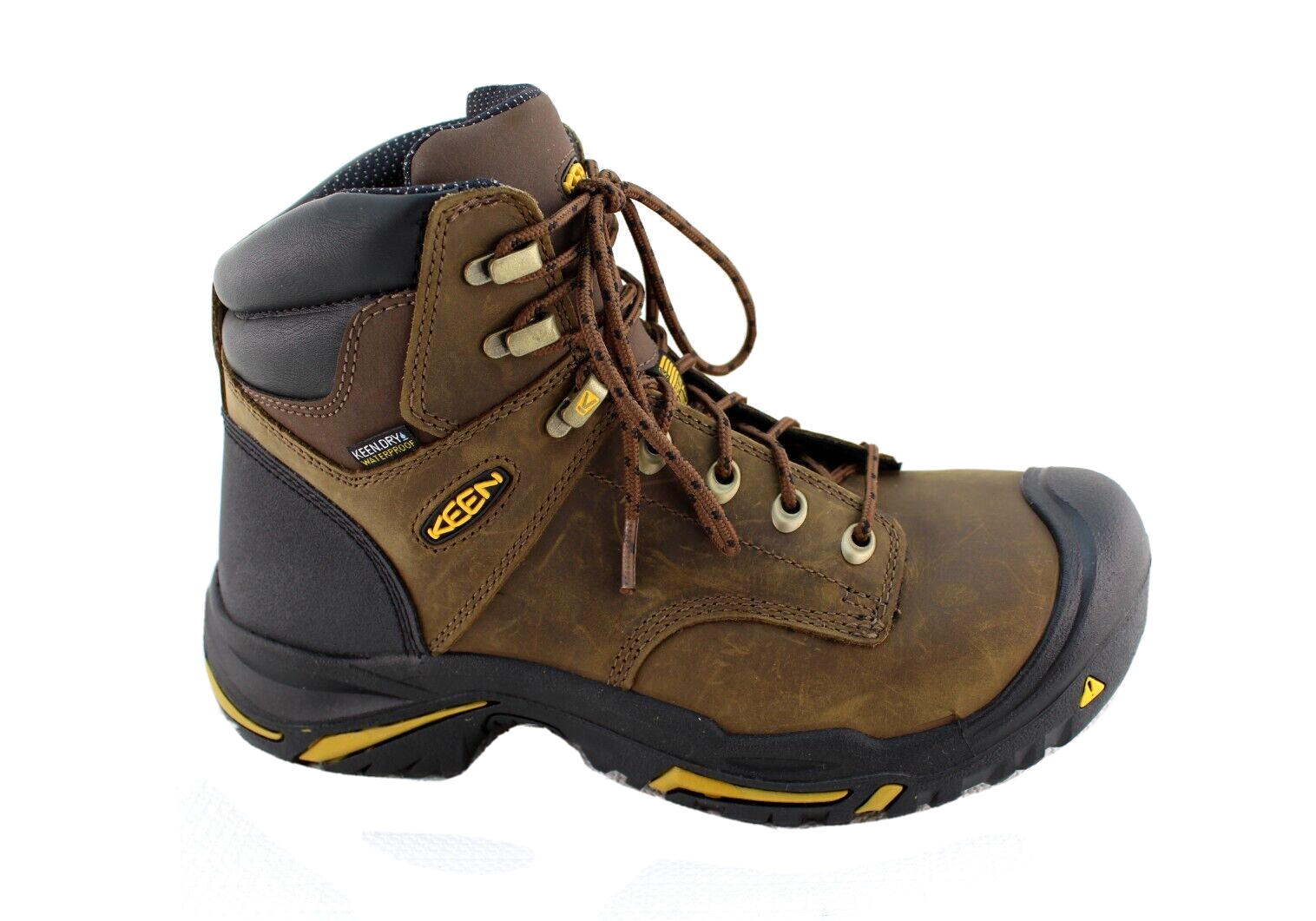 KEEN MT Vernon Size 11.5 D Brown Waterproof Steel Toe Men's Work Boot ...