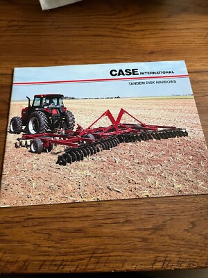 Case International Tandem Disk Harrows Brochure FCCA | eBay
